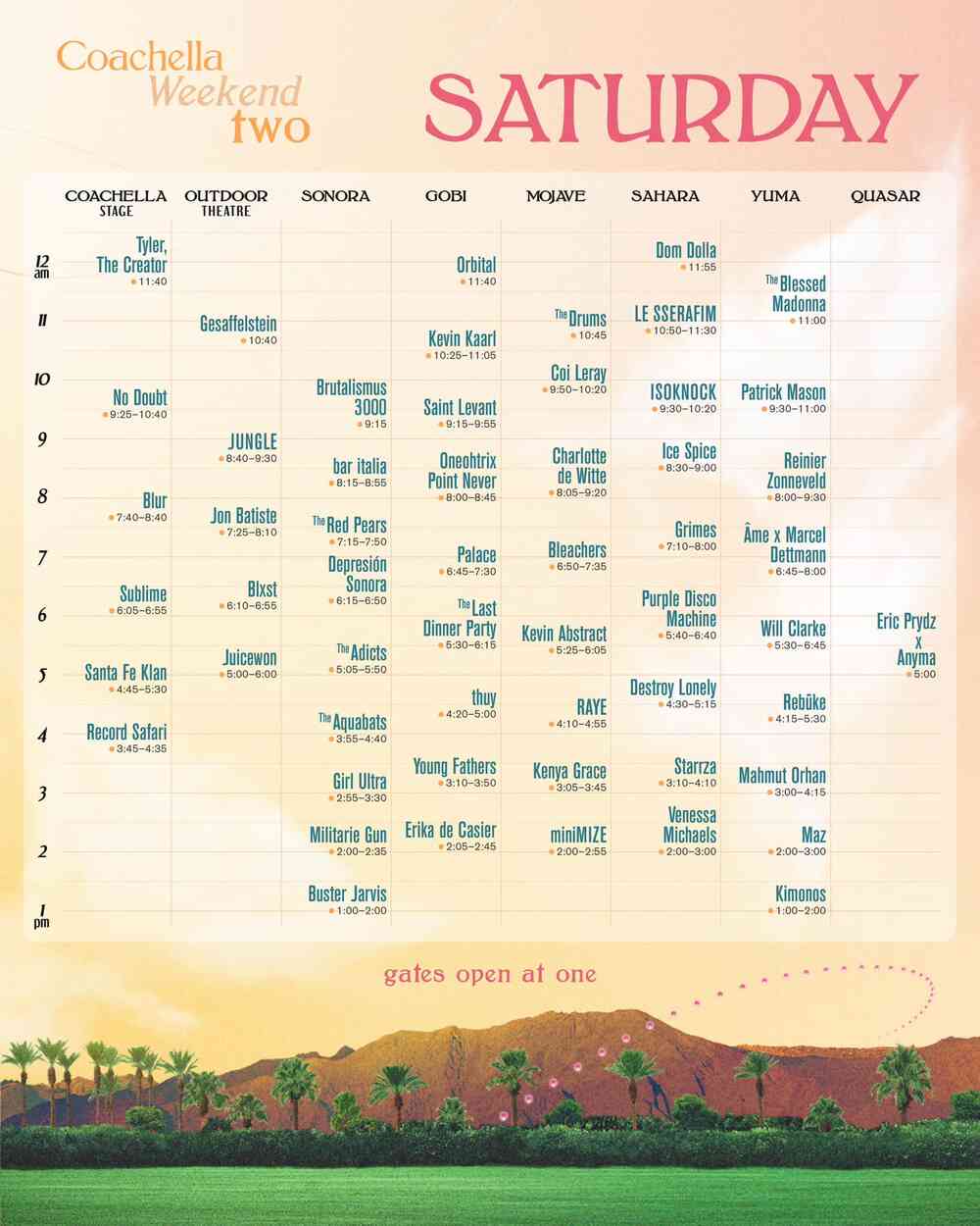 持续更新》Coachella Valley Music and Arts Festival 2024在4月登场！完整阵容、时间表、场地位置 ...