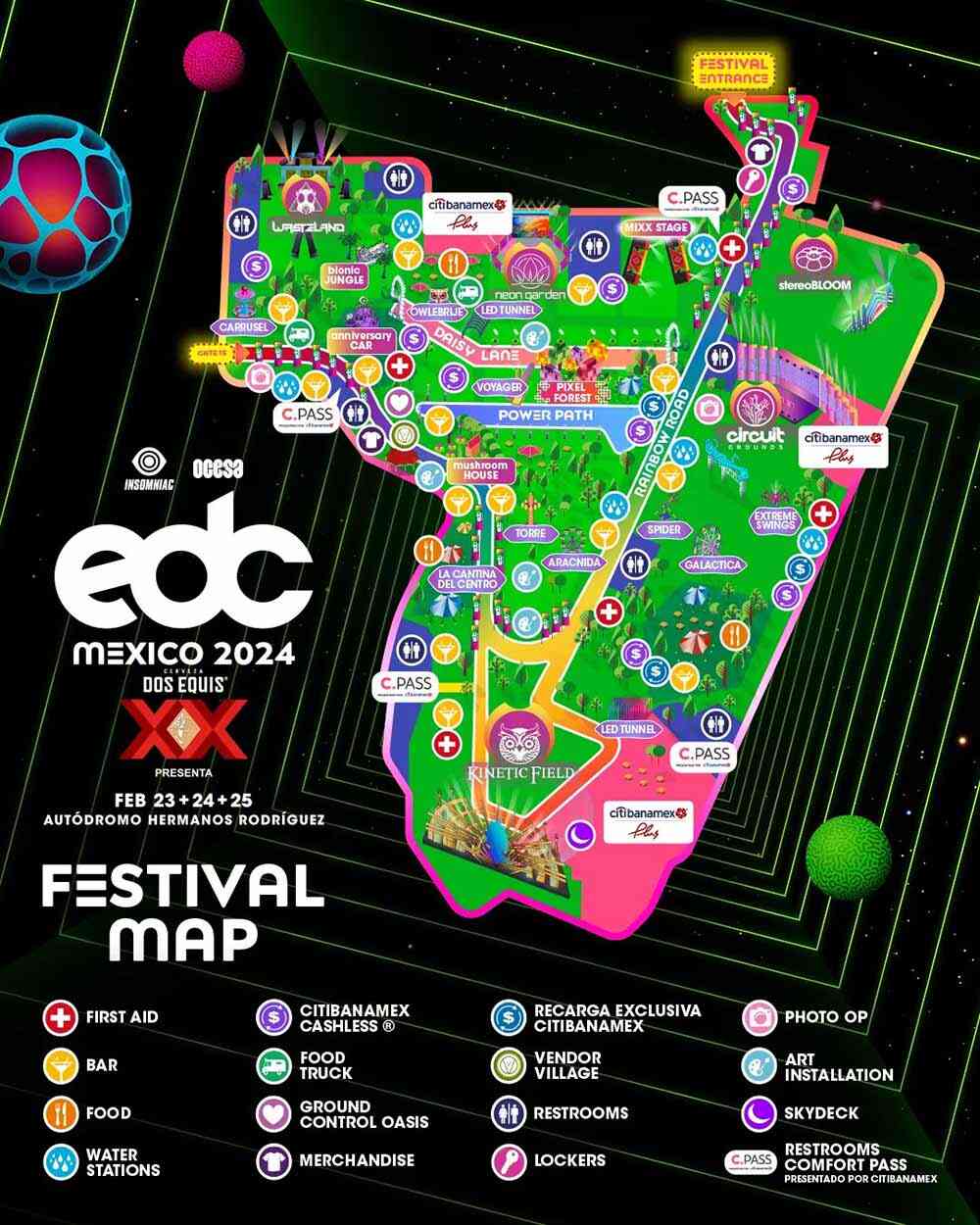 [Update] EDC Mexico 2024 returns February, lineup, timetable, location ...