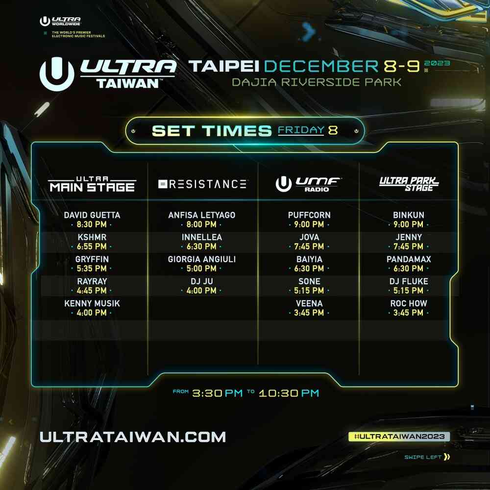 [Update] Ultra Taiwan 2023 returns December, lineup, timetable ...